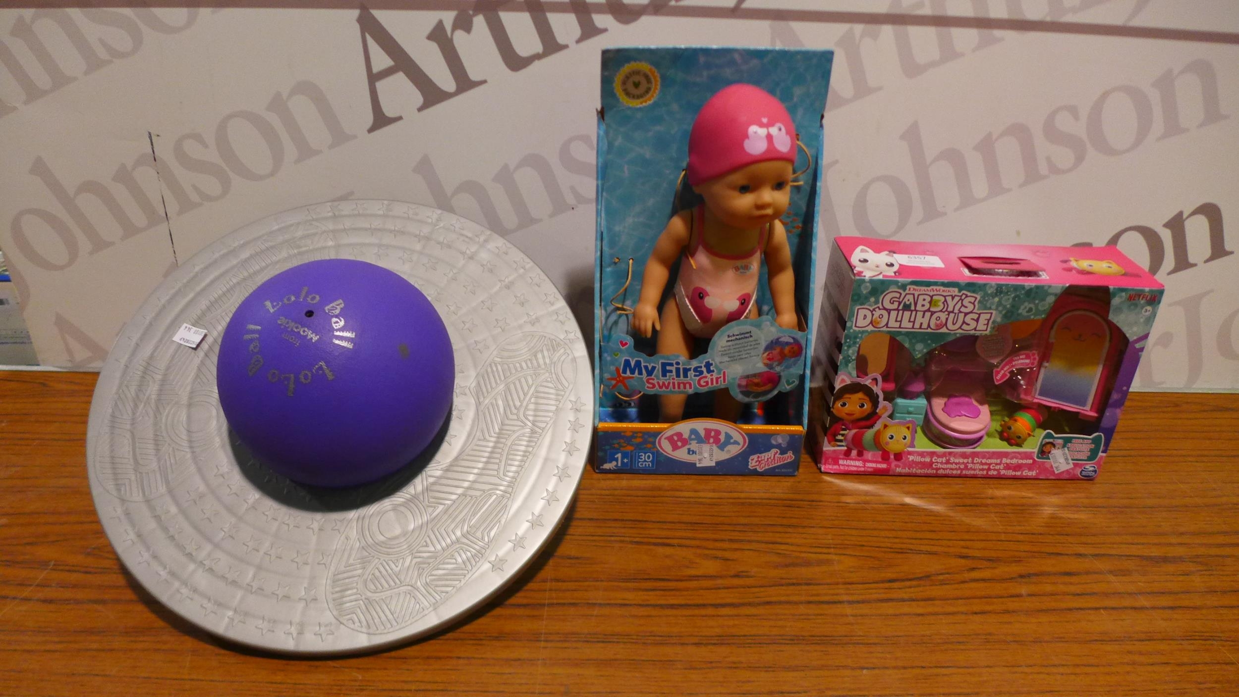 Baby Born doll, Gabby's Dollhouse and a Lolo Ball * This lot is subject ...