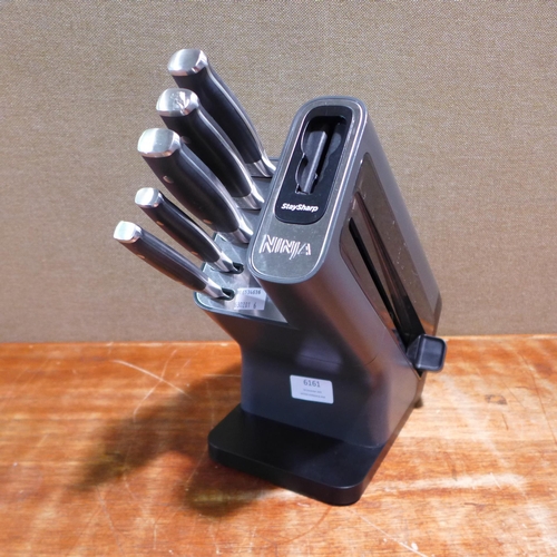 A Ninja knife block and sharpener set *This lot is subject to VAT