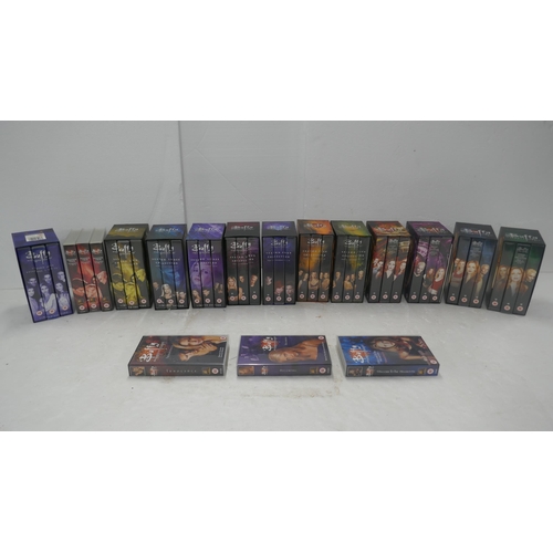 A full set of Buffy the Vampire Slayer VHS box sets (season 1-7)