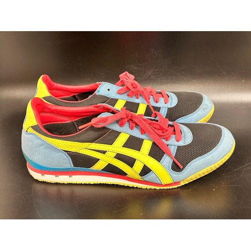 A pair of vintage limited edition Onitsuka Tiger multi-coloured ...