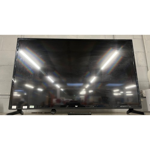 A Bush 55-148F 55" LED TV - with remote