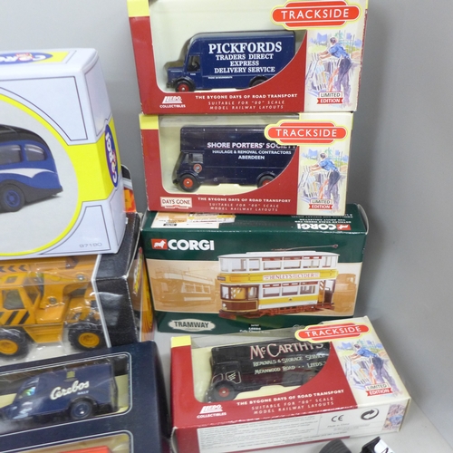 A collection of model vehicles, Corgi, Vanguards Days Gone, Lledo AA ...