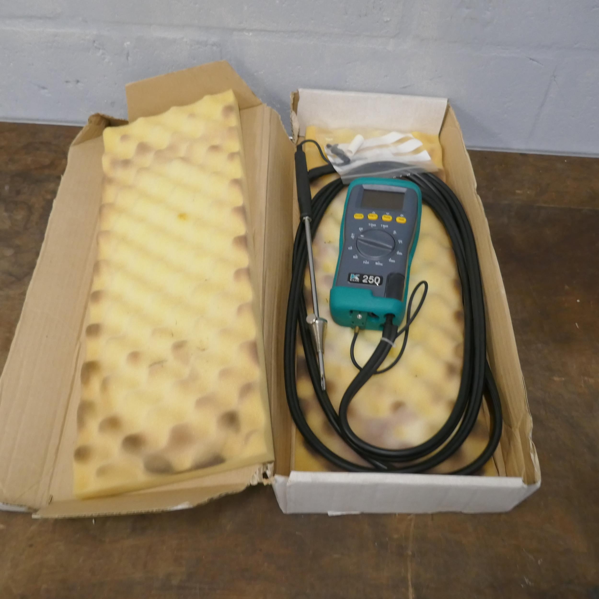 A Kane 250 gas flue analyser - boxed