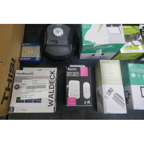A large assortment of lighting - various brands/styles including LED ...