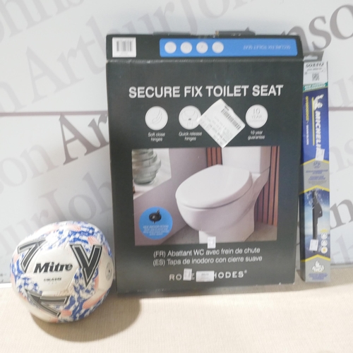 A Mitre size 5 football, a Michelin beam blade, and a Roper Rhodes ...