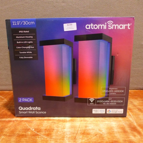An Atomi smart wifi wall lights, (376-299) *This lot is subject to VAT