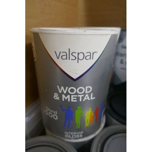 A large quantity of base mixing paint - approximately 30 x 1 litre tins ...