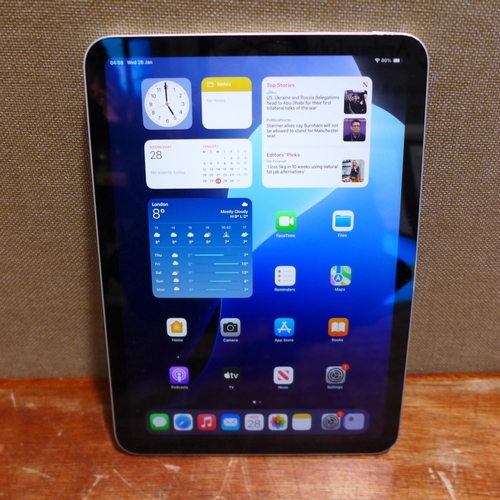 An Apple iPad 10th Gen 10.9 64GB (Slightly bent)- model no - MPQ03B/A ...