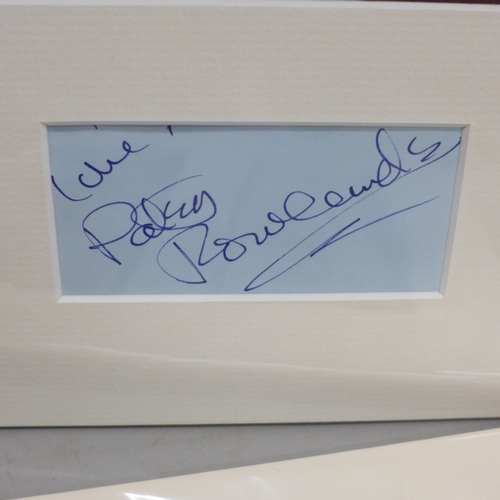 Three Carry On film related picture displays, autographs of Barbara ...