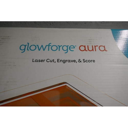 A Glowforge Aura laser cut/engraver/score, boxed and unused *This lot ...