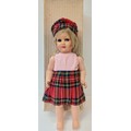 A German Rheinische Gummi celluloid Poppet doll, with original box