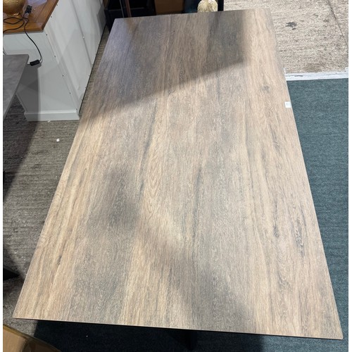 A Ravenna woodgrain 180cm extending dining table (CFL-318-58) (display)