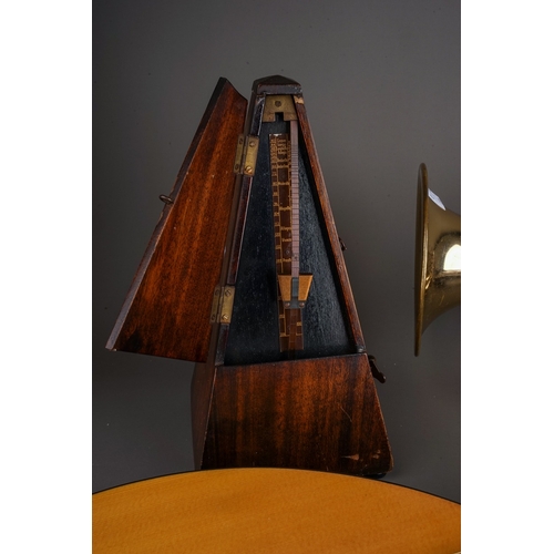 Assorted musical instruments to include: 1. an Ozark mandolin, in ...