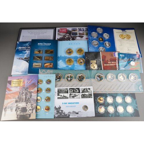 RAF Battle of Britain 80th Anniversary seven coin set including 9ct ...