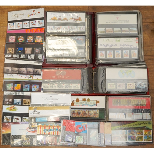 Approx 180 GB "Royal Mint Stamps" presentation packs to include Royal ...