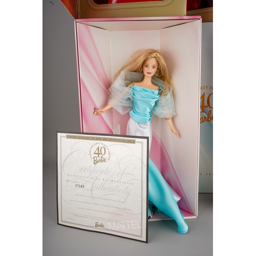 Five boxed modern Barbies to include Avon Exclusive, Winter Splendor ...