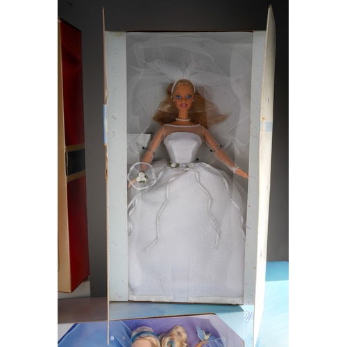 Five boxed modern Barbies to include Avon Exclusive, Winter Splendor ...