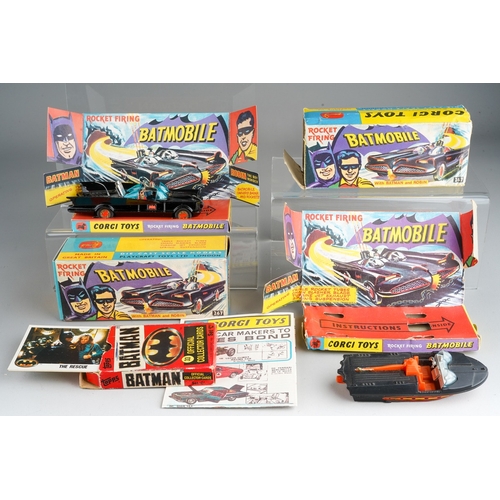 A Corgi 267 Batmobile in a facsimile box, together with an original 267 ...
