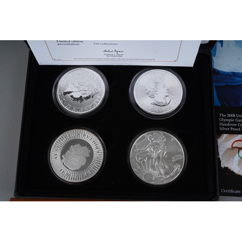 A collection of modern silver coins, comprising a 2017 1oz fine silver ...