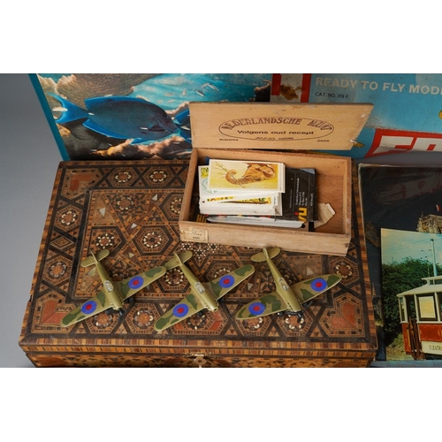 Assorted lot to include: vintage Bantam Frog Model Aircraft Kit (looks ...