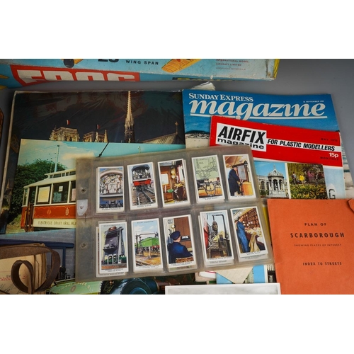 Assorted lot to include: vintage Bantam Frog Model Aircraft Kit (looks ...