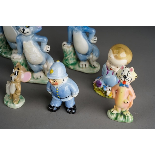 WADE: A collection of ten Wade Whimsie and other figures, comprising ...