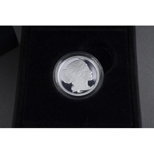 A cased London Mint 2023 "The Love Story" proof silver sovereign ...
