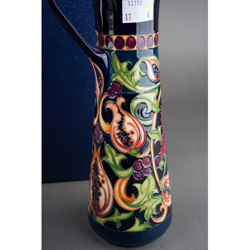 A Boxed Moorcroft Earth Paradise jug designed by Rachel Bishop, 2012 ...