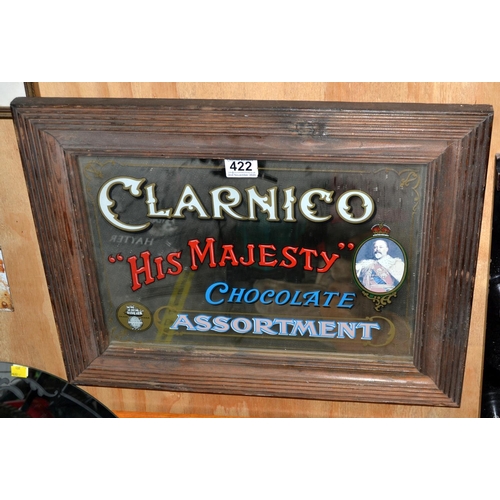 A Reproduction Clarnico Chocolate advertising mirror - Postage/packing ...