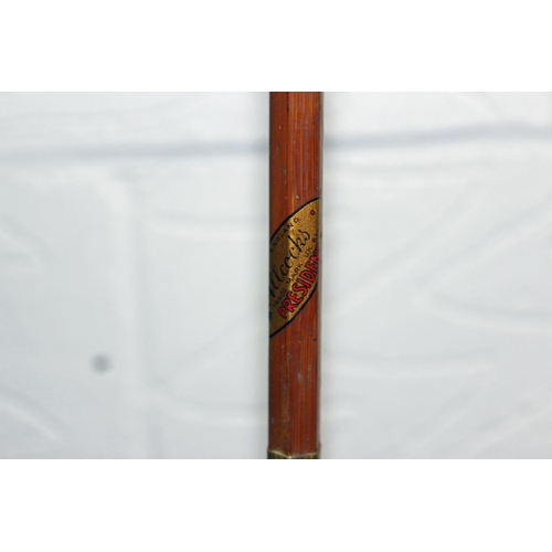 A vintage split cane fishing rod by Allcocks - President model ...
