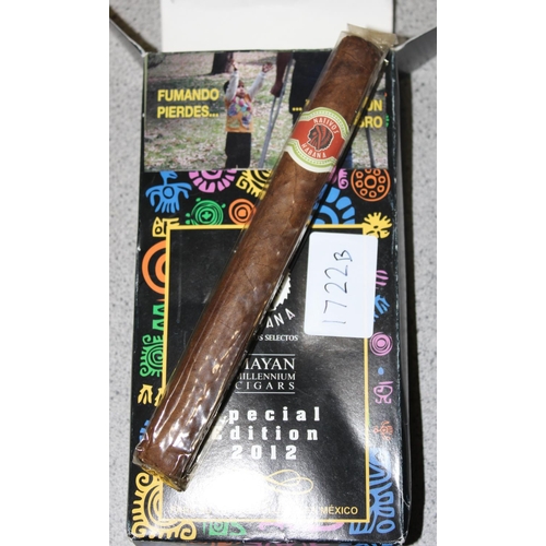 A box of 9 Mayan Millennium Cigars 2012 Special Edition by Nativos Habana