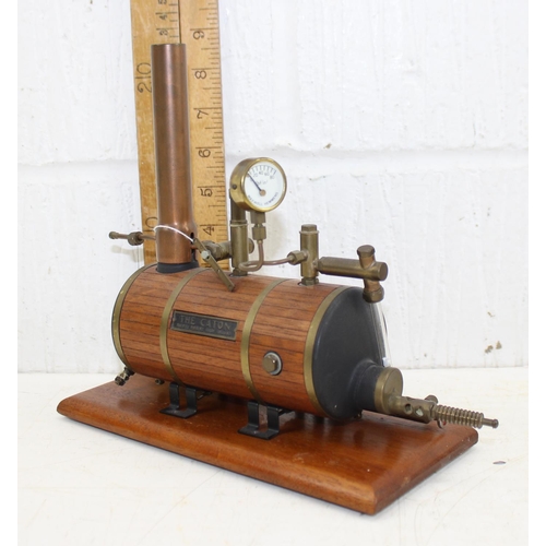 A Maxwell Hemmens precision steam model of The Caton twin marine boiler ...