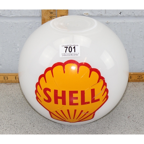 Reproduction glass Shell fuel globe