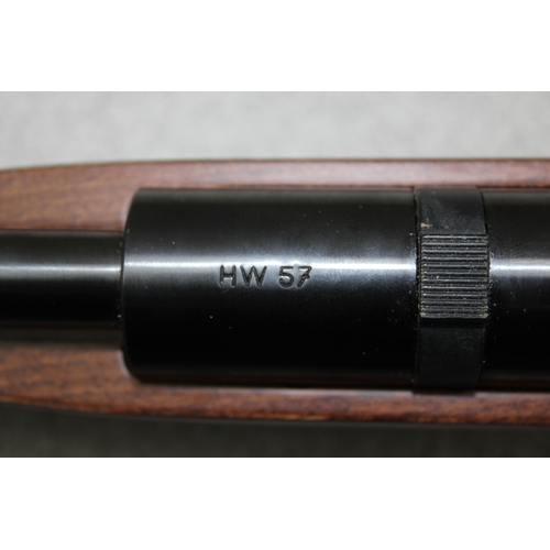 Weihrauch HW57 air rifle with Hawke telescopic scope