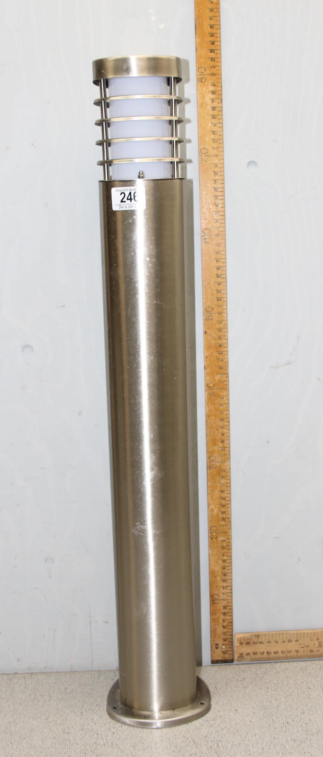 5 new (4 boxed) bliss bollards by Saxby lighting model no. 13799 240v