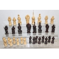 Composite bird chess set