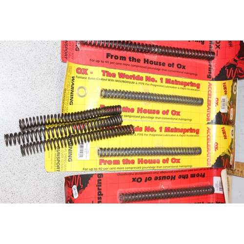 6 packaged and 6 unpackaged air rifle main springs for various makes ...