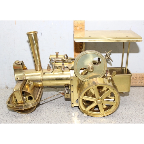 A rare Wilesco Old Smokey steam powered traction engine model D36, in box