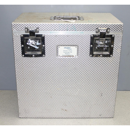 Vintage CP cases of London metal flight case with twist locks approx ...