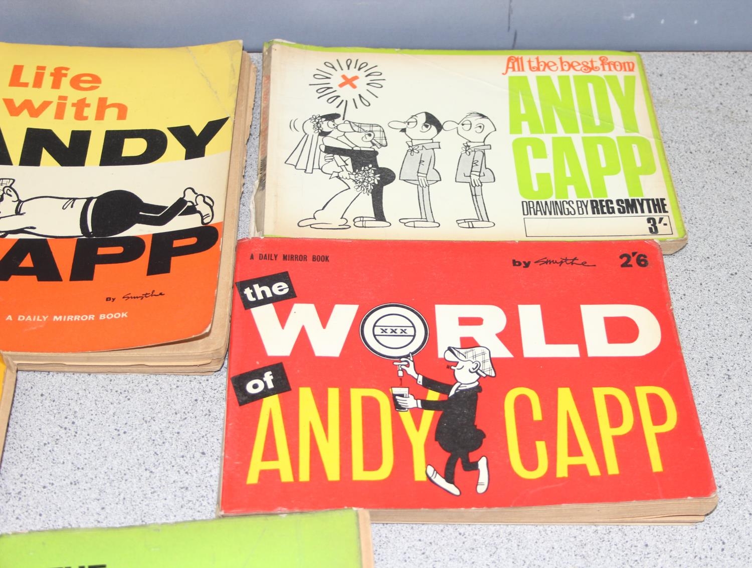 Qty of vintage Andy Capp books