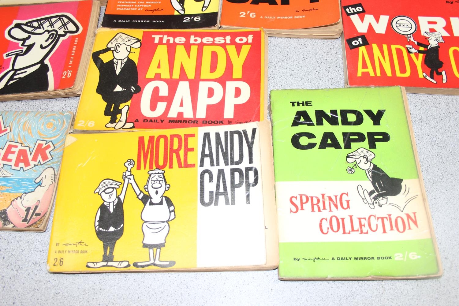 Qty of vintage Andy Capp books
