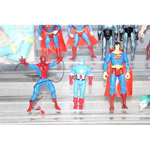 Qty of mostly Spiderman related 90's and 00's figures to include a ...