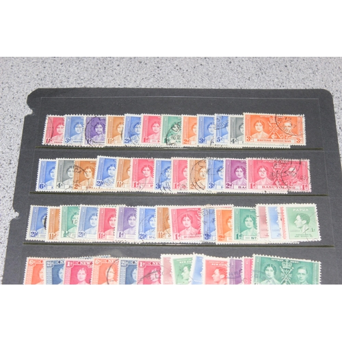Stamps - Commonwealth 1937 Coronation Used (52 sets)