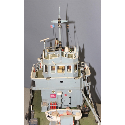 Remote controlled 'Loyal Class' military fleet tender, with remote ...