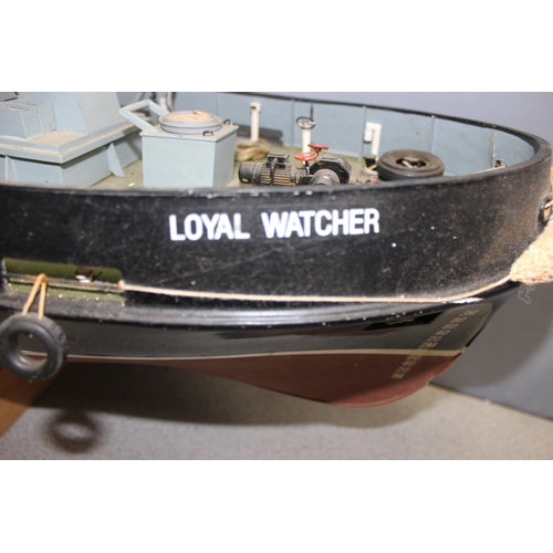 Remote controlled 'Loyal Class' military fleet tender, with remote ...