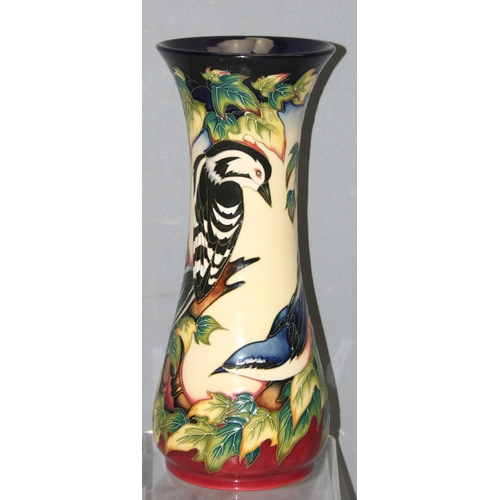 Moorcroft pottery vase, of waisted form, decorated in the Inglewood ...