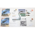 Qty of signed stamps First Day Covers and other signed ephemera all ...
