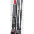 ABU Specialist barbel fishing rod, Shakespeare Graphite float rod and a ...