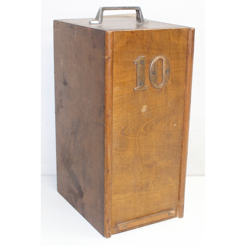 Vintage W. Watson and Sons 'KIMA' microscope in wooden case