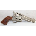 Vintage replica BKA 98 Colt 45 6 cylinder revolver gun with holster